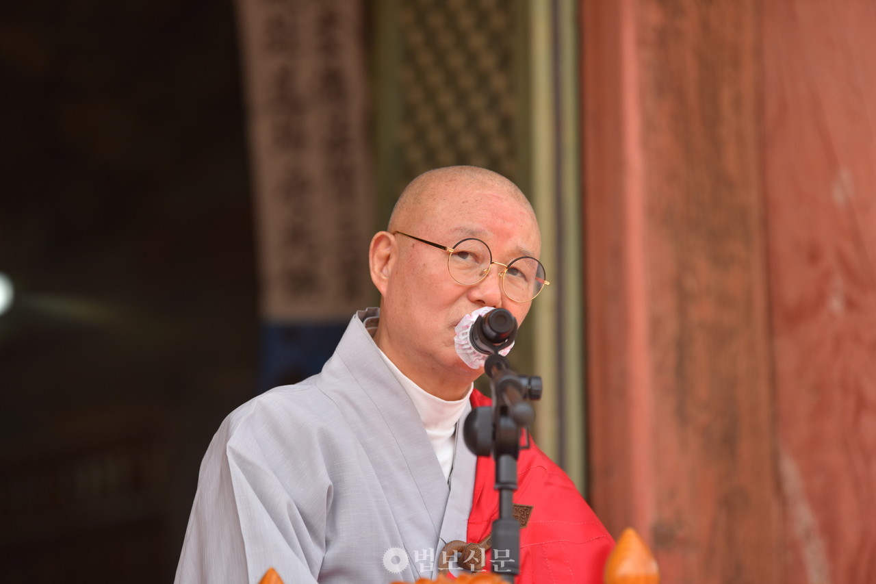 태고총림 선암사, 대웅전 본존불 개금불사 회향법회