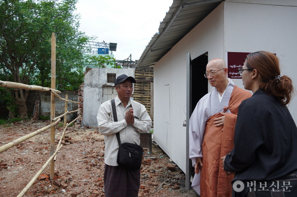 자비의 마음 모아 무너진 대지에 희망 전하다